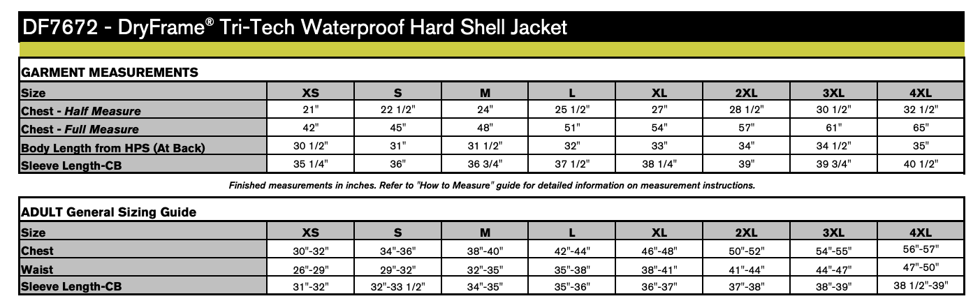 Custom ATC DF7672 DRYFRAME® TRI-TECH HARD SHELL JACKET - Asphalt | T ...